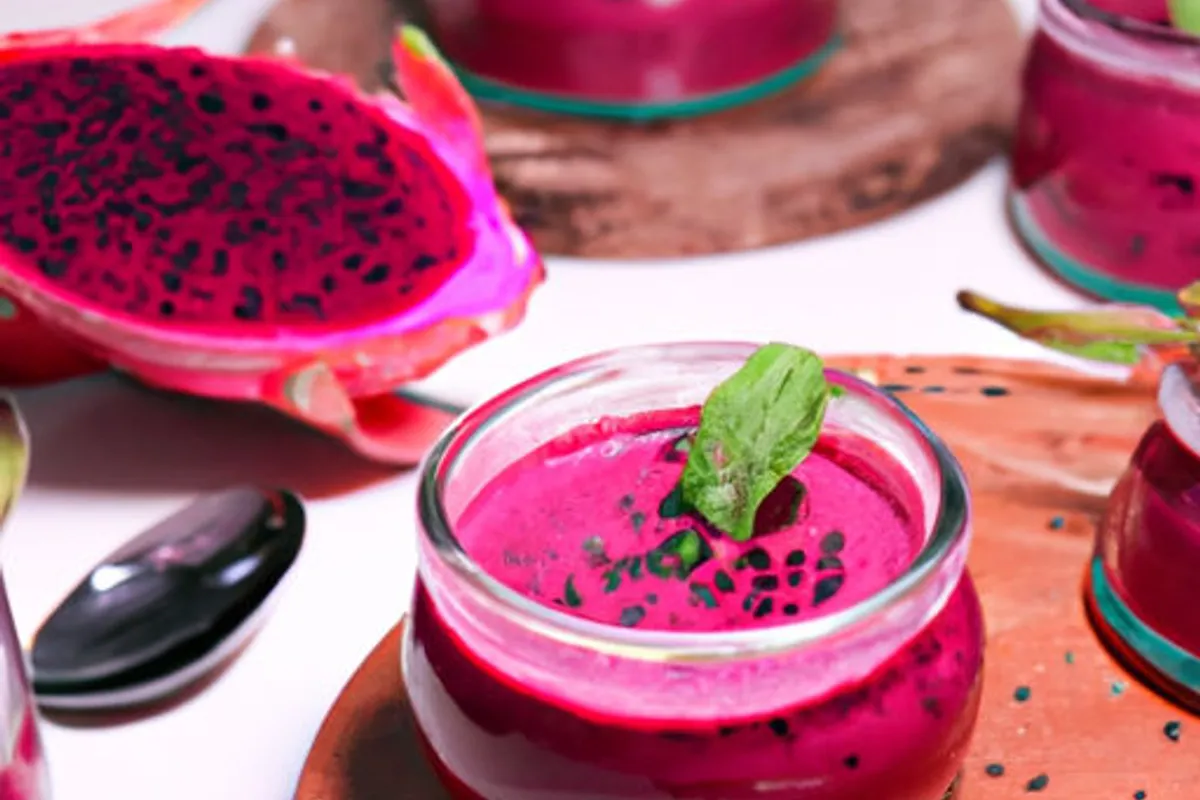 Mousse de Pitaya Saborosa e Saudável